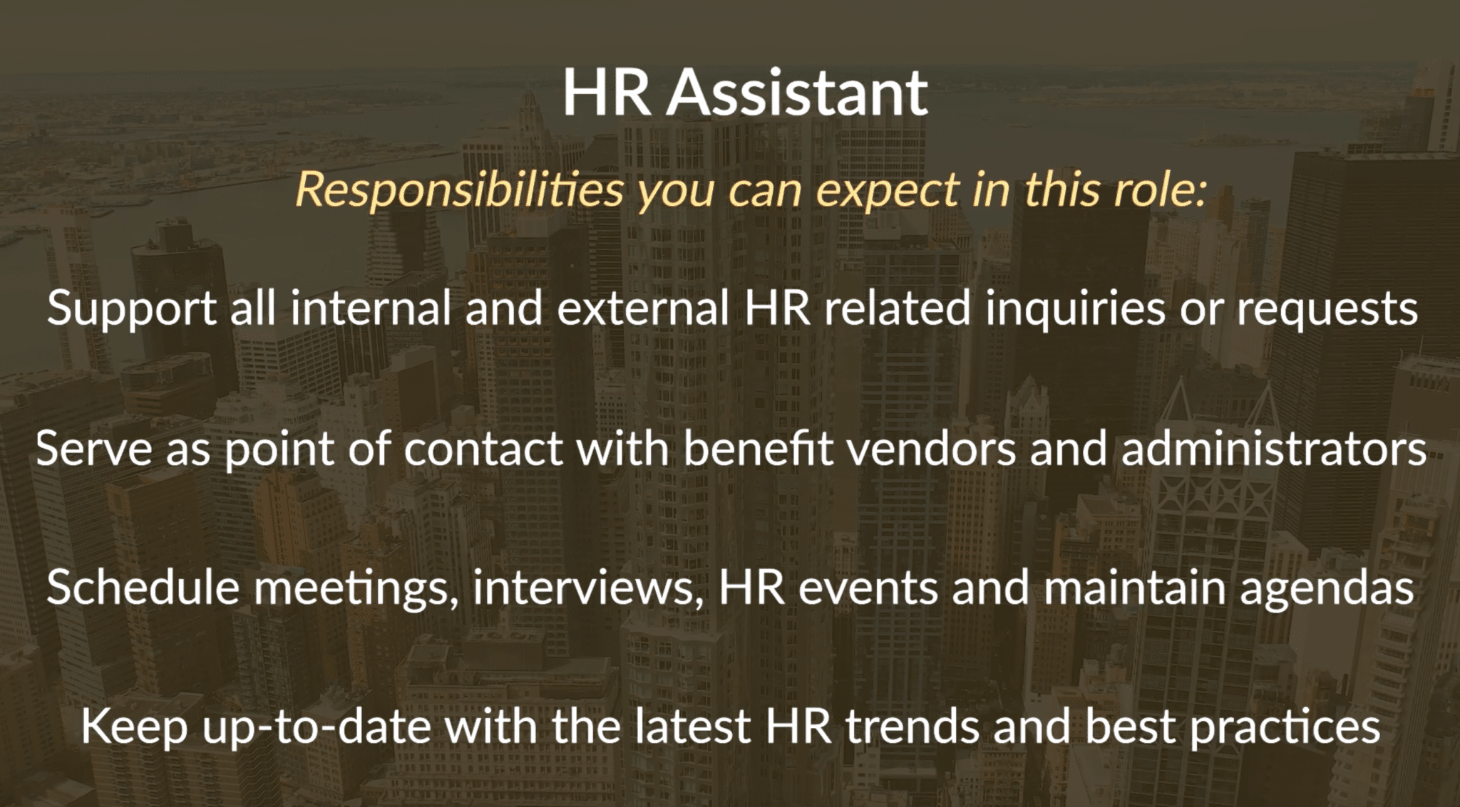 HR Assistant Jobs | Apply Now